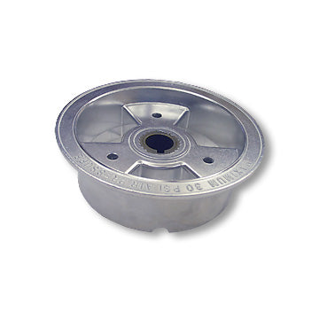 6″ ALUMINUM TRI-STAR WHEEL, ONE HALF ONLY WITH 1″ STEEL INSERT, 1″ ID ...